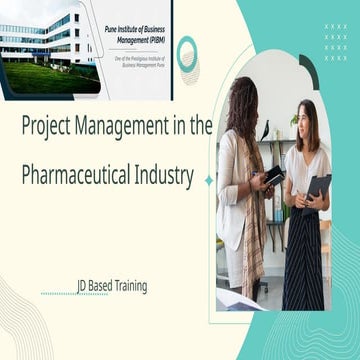 Project Management in the Pharmaceutical Industry.pptx