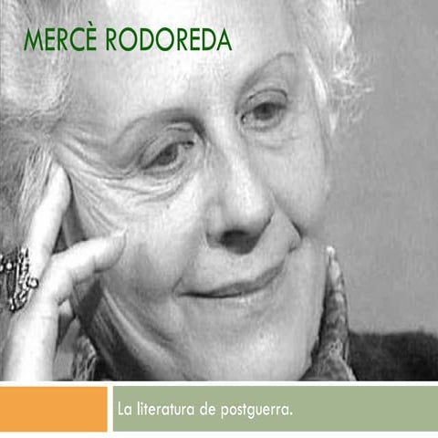 Mercè rodoreda | PPT