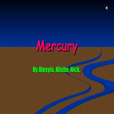 Mercury - The Swiftest Planet | ODP
