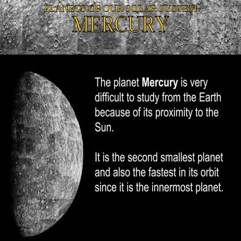 Planet Mercury | PPT