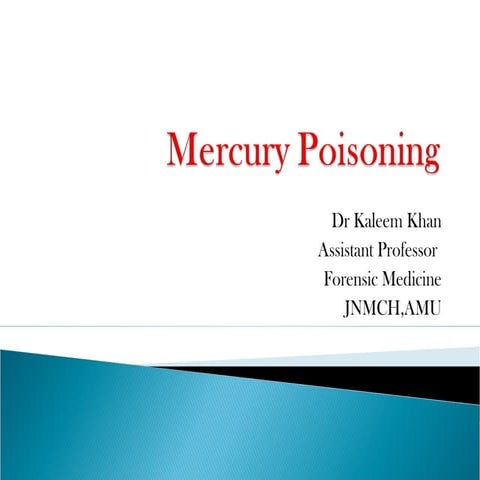 Mercury Poisoning | PPT