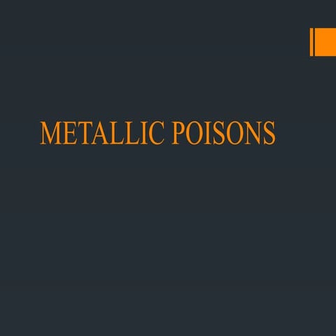 Mercury Pptx Metallic Poisons Presentation Pptx