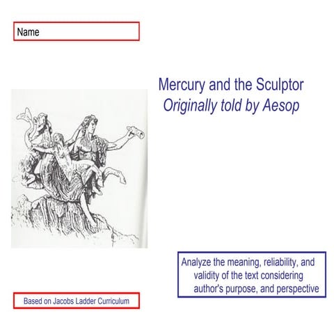 Mercury and the sculptor | PPS