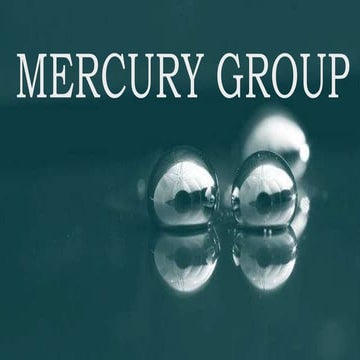 MERCURY GROUP.BHMS.MATERIA MEDICA.HOMOEOPATHY | PPTX