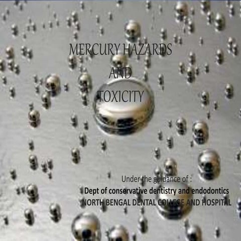 Mercury hazards and toxicity | PPTX
