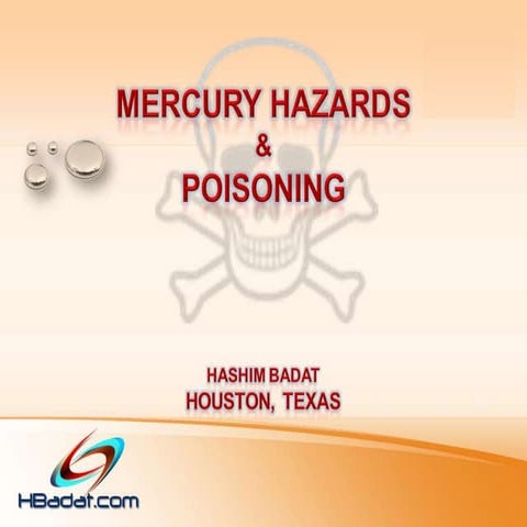Mercury Hazards & Poisoning | PPTX