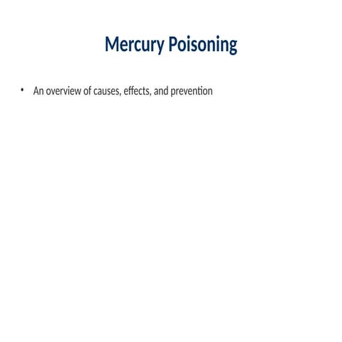 Mercury_Poisoning.pptx................... | PPTX
