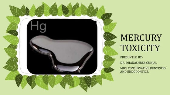 Mercury hazards and toxicity | PPTX