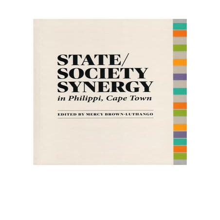 State/Society Synergy in Philippi, Cape Town | PDF