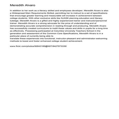 Meredith Alvaro | PDF