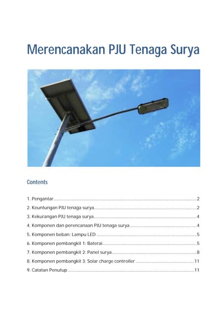 Presentasi PLTS (Pembangkit Listrik Tenaga Surya) | PDF