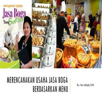 Merencanakan usaha jasa boga berdasarkan menu.pptx
