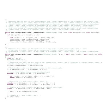 Merge And Quick Algorithms Implementation In C Pdf