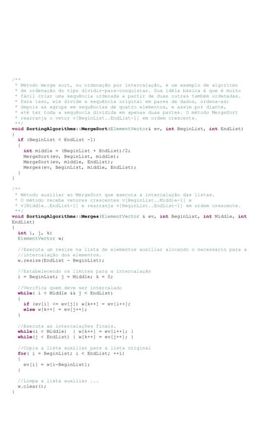 Merge And Quick Algorithms Implementation In C Pdf