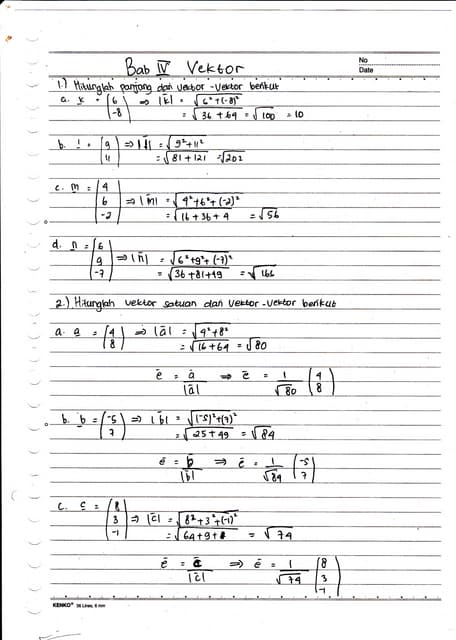 Bab 4 vektor | PDF