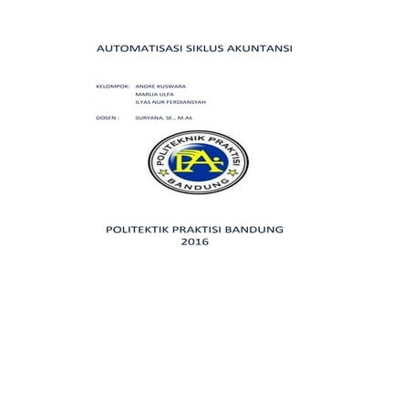 Automatisasi siklus akuntansi AMI | PDF