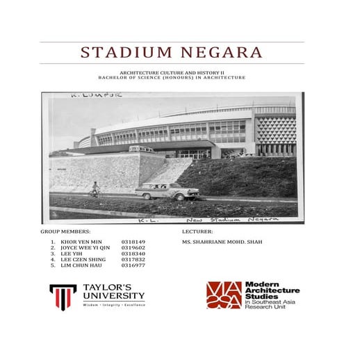 DOCUMENTATION OF STADIUM NEGARA | PDF