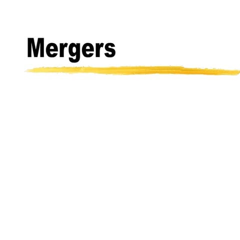 merger and its importance in business education | PPT