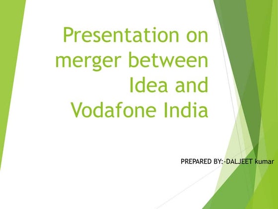 Case study on merger of Vodafone and Idea (VI).pptx