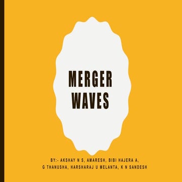 Merger waves | PPTX
