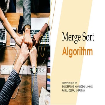 Dsa Merge Sort A Sorting Techniquepptx 