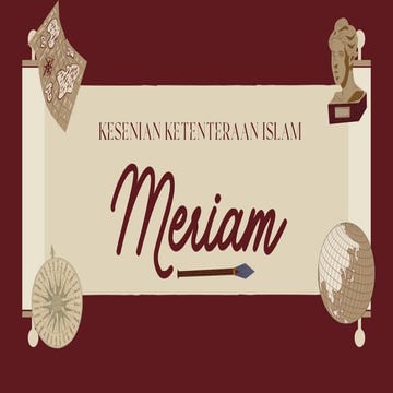 Kesenian Islam: Seni Ketenteraan "Meriam" | PPT