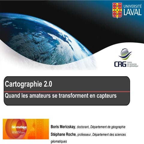 Cartographie - Introduction générale | PPTX