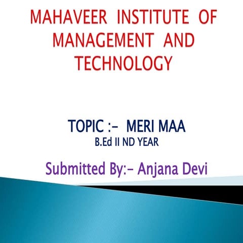 Meri maa | PPTX
