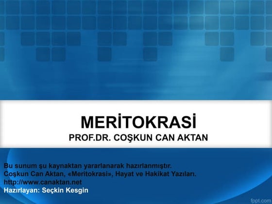 Meritokrasi: Kamu Yönetiminde Kayırmacılıktan Liyakata Dayalı İnsan ...