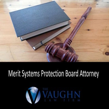 Merit Systems Protection Board Attorney | PPTX