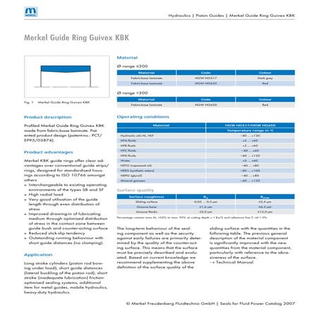 Merkel guide ring_guivex_kbk | PDF