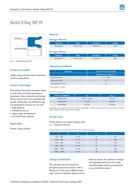 Merkel compact seal_simko-520 | PDF