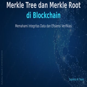 Materi Jenis Node Blockchain Materi Merkle Tree dan Merkle Root di blockchain | PDF