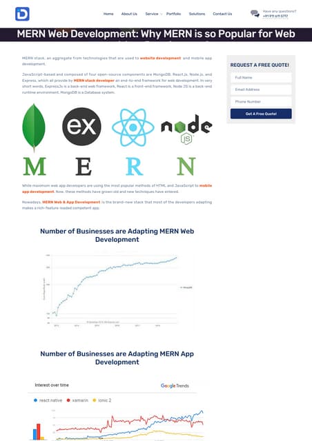 What are the major differences between MEAN and MERN stacks? | PPT