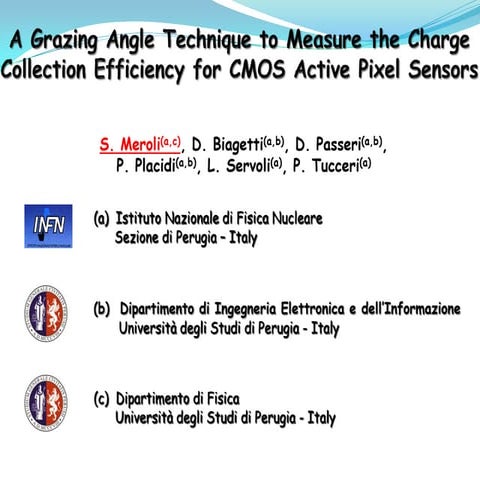 Meroli Grazing Angle Techinique Pixel2010 | PDF