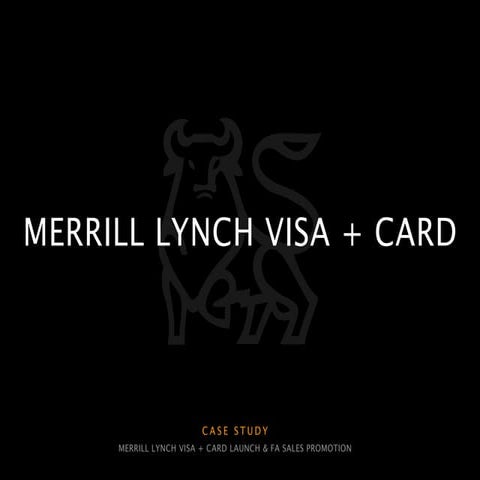 Merrill Lynch Visa + Card [case study] | ZIP