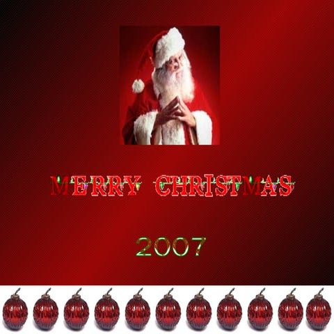 Merry Christmas 2007 | PPS