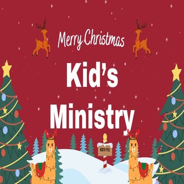 Merry-Christmas lesson for kids ministry | PDF