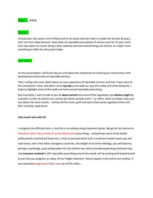 Script for pitch | PDF