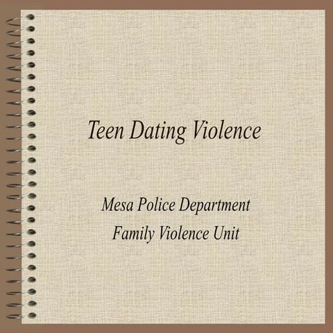 It's Time to Talk and ask for help with Teen Dating Violence | PDF
