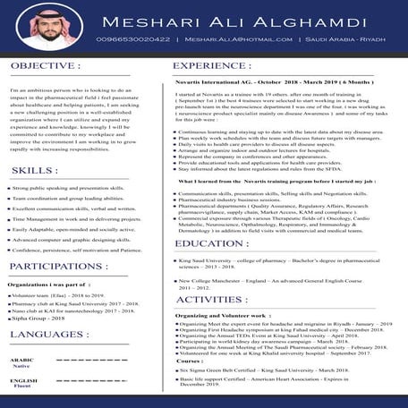 Meshari alghamdi cv | PDF