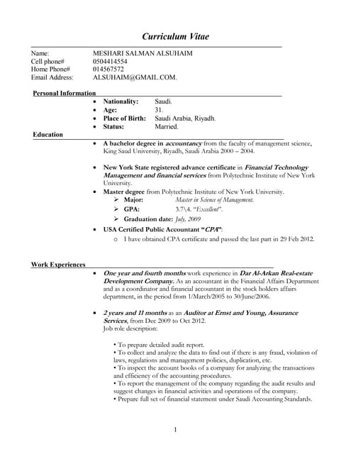 v2 CURRICULUM VITAE KM-English | DOC