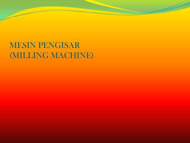 PENGENALAN KEPADA MESIN LARIK | PPT