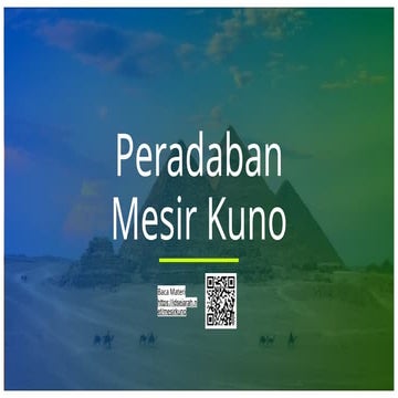 Sejarah peradaban awal dunia | PPTX
