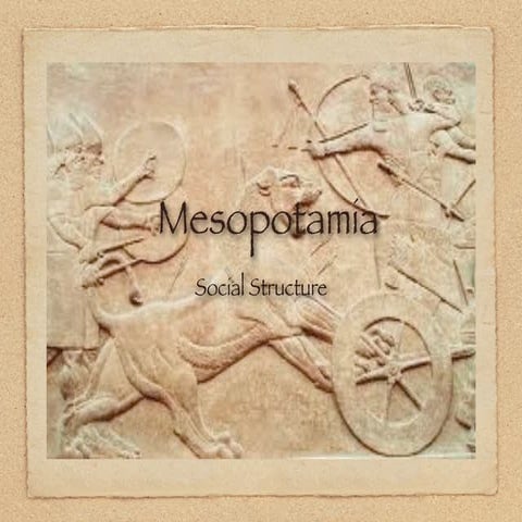 Social Hierarchy Of Mesopotamia
