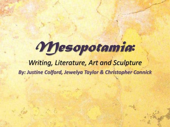 An Mesopotamia civilization | PPT