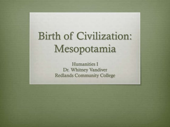 Mesopotamian civilization | PPT