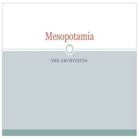 Mesopotamia | PPT