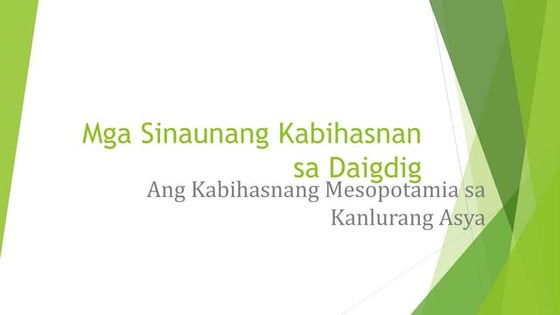 Ang mga sumerians | PPTX