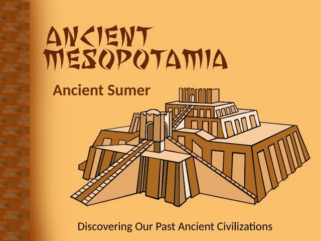 Sumerian civilization | PPTX